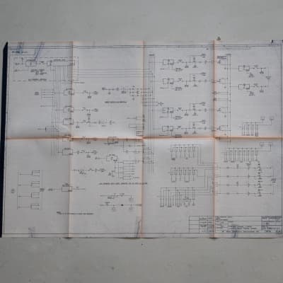 Rupert Neve original technical drawings for 5315 vintage | Reverb