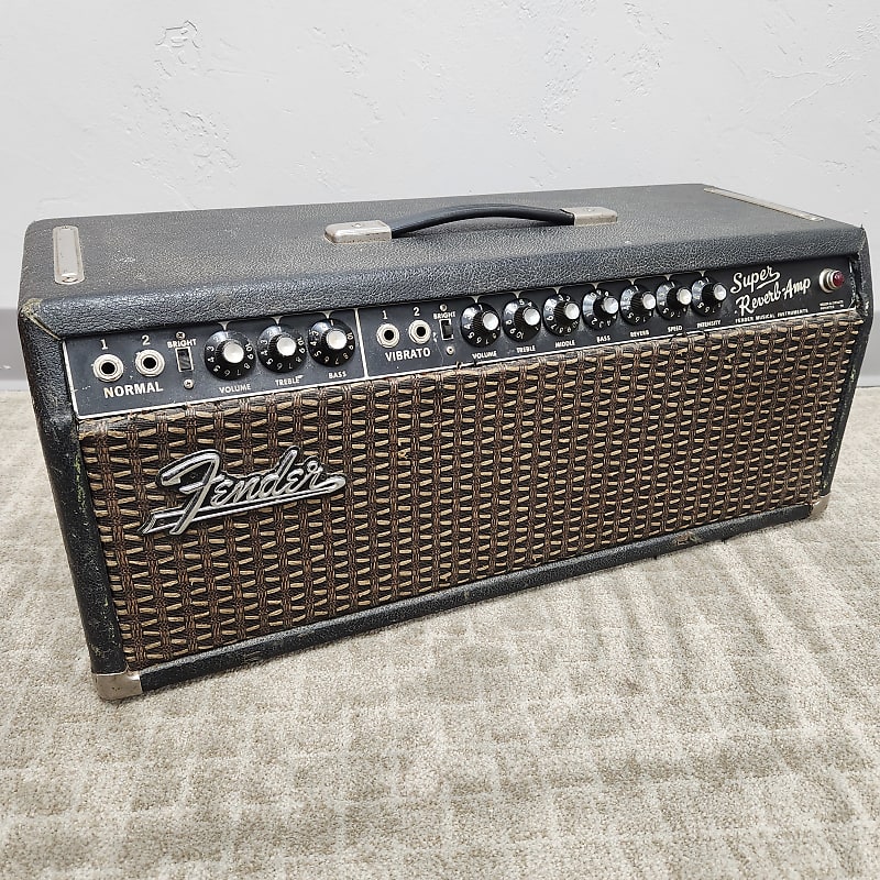 Vintage 1967 Fender Super Reverb "Head" | Reverb