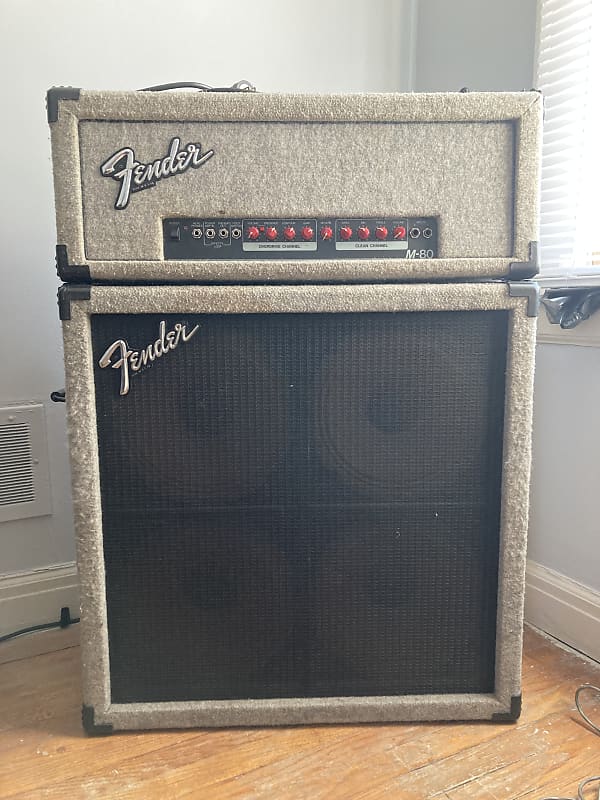 90s Fender M-80 Amp Half-Stack | Reverb