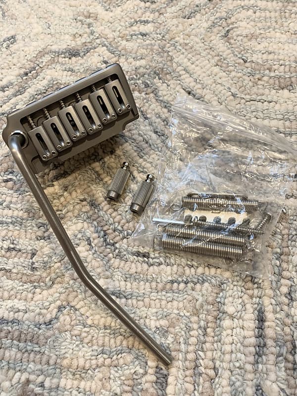 Hantug Titanium V2 tremolo bridge- Never used 54mm Spacing | Reverb
