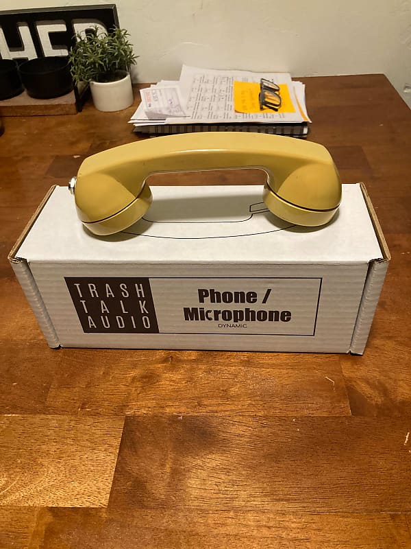 Trash Talk Audio Rotary Phone Mic RP-1 Cream | Reverb
