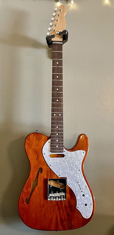 Squier/Warmoth Parts Thinline Telecaster - Project Guitar - | Reverb