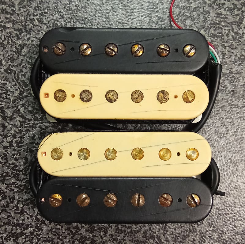 Slick Old School Hot PAF Style Aged Reverse Zebra Guitar | Reverb