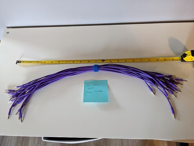 25x cre8audio Nazca Noodles 50cm / 20 inch 3.5mm Eurorack | Reverb