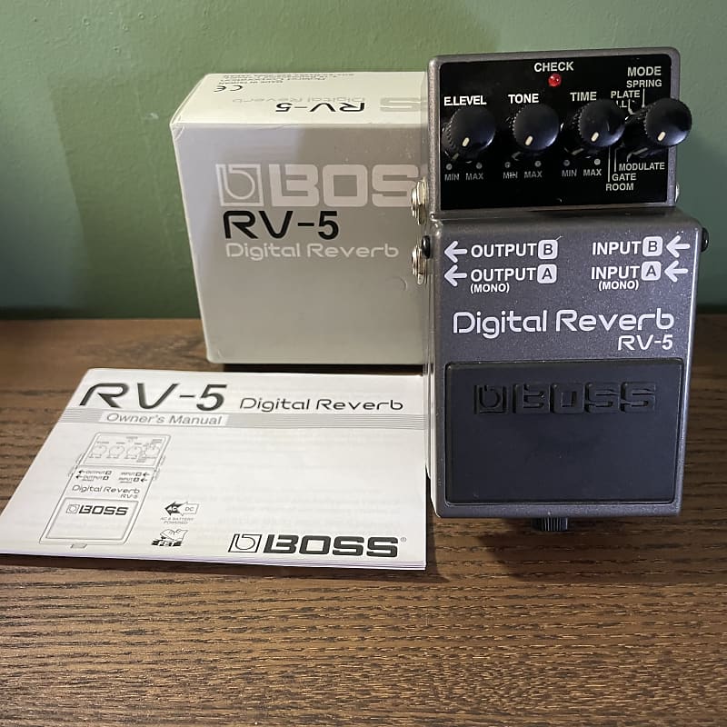 Boss RV-5 Digital Reverb (Dark Gray Label) 2002 - Present - | Reverb