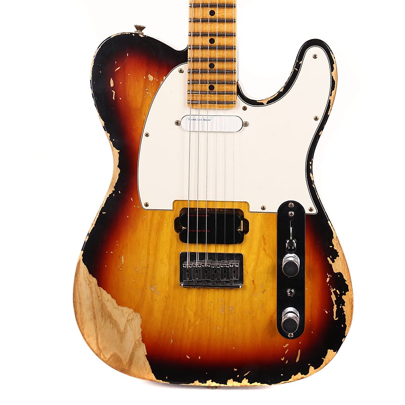 Fender Custom Shop Telecaster Plus Heavy Relic 3-Tone | Reverb