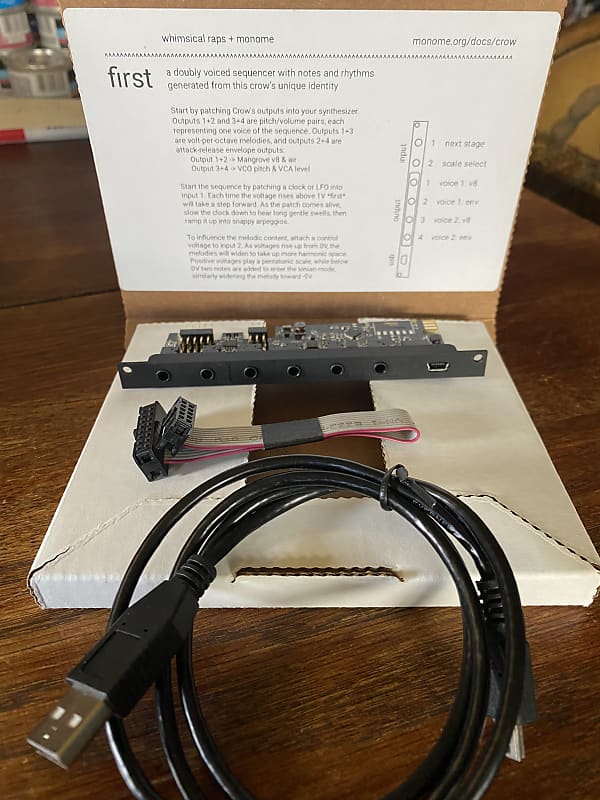 Monome Crow Rev 181002 - Black | Reverb