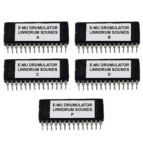 Emu E-Mu Drumulator Linndrum EPROMs sound expansion bank | Reverb UK