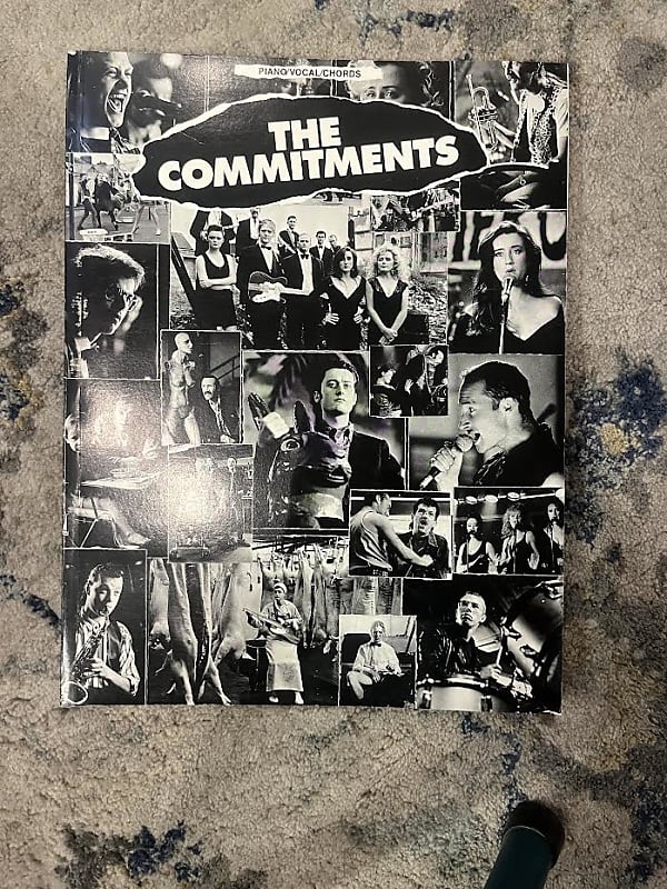 The Commitments Piano, Vocal, and Chord Sheet Music Book | Reverb