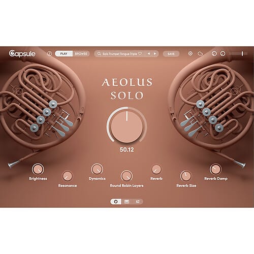 Capsule Audio Aeolus Solo Brass Virtual Instrument | Reverb Canada