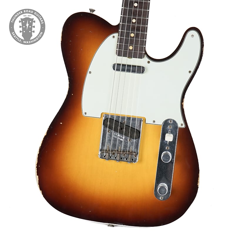 2015 Fender Custom Shop 60s Relic Custom Telecaster Sunburst | Reverb