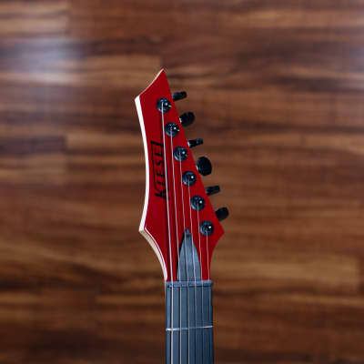 Kiesel Custom Solo 6 Blood Red with DiMarzio Pickups, | Reverb