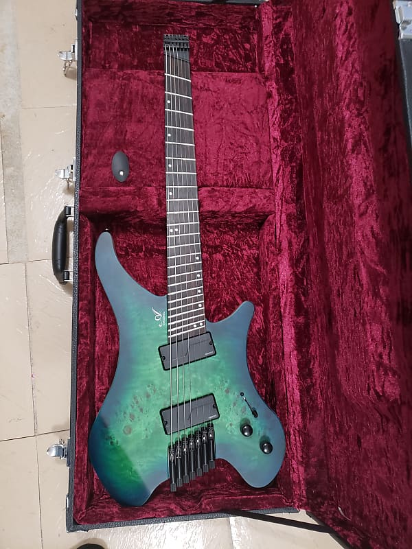 Agile Geodesic Pro Pro 72527 EB MOD Green Blue Bu 7 String | Reverb