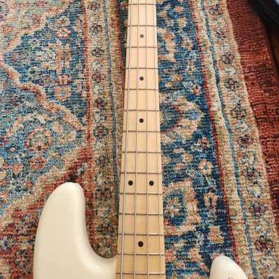 Fender American precision bass neck MIM body EMG Geezer Gotoh | Reverb