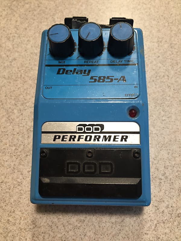 DOD Performer Delay 585-A modified for standard 18V power | Reverb