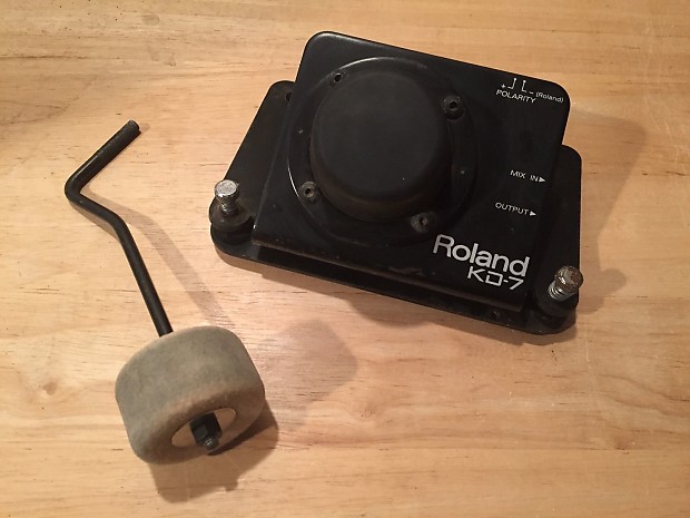 Roland KD-7 Electronic Bass Kick Drum Trigger With Reverse | Reverb