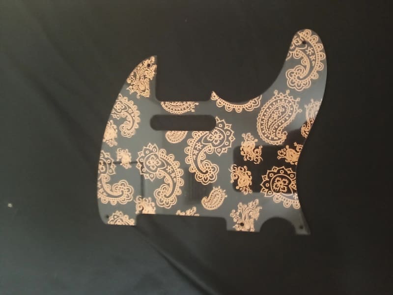 Fender Paisley Tele Pickguard Telecaster | Reverb