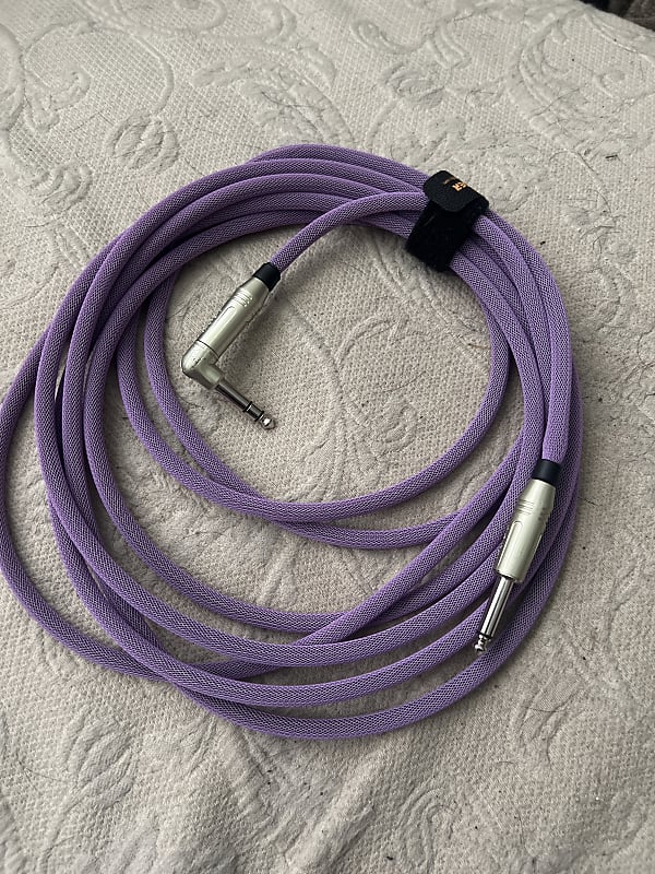 Alchemy Audio 20ft trs to ts 1/4” cable 2020 Purple | Reverb
