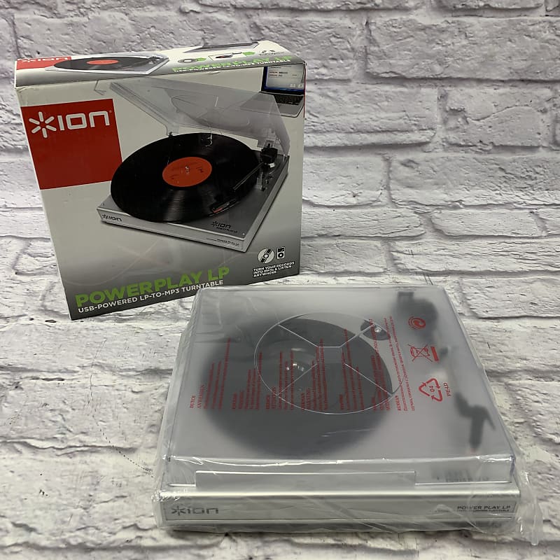 Ion Audio Powerplay LP USB-Powered LP-to-MP3 Turntable | Reverb