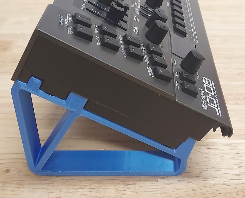 Electric Blue Color 30 Degree Angled Stands For Roland | Reverb