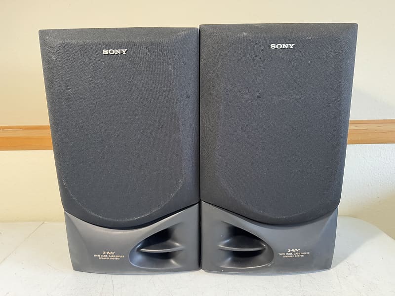 Sony SS-D560 Bookshelf Speakers HiFi Stereo Vintage Home | Reverb