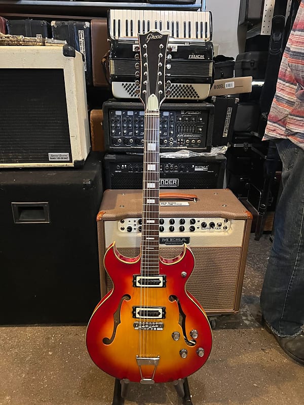 Vintage 1960s Greco 12 String Hollow Body Electric | Reverb