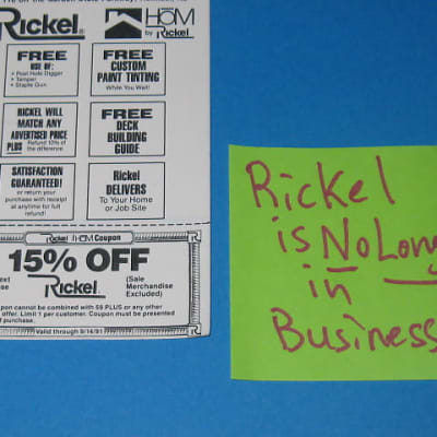 old stock 1991 WNEW-FM 102.7 Where Rock Lives and Rickel (two | Reverb