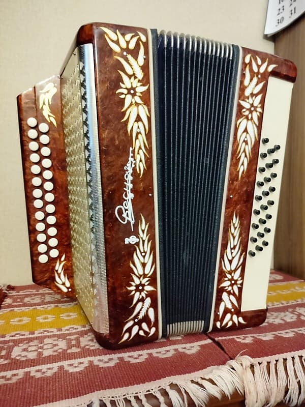 Ukrainian Garmoshka Vesna Register Button Accordion | Reverb