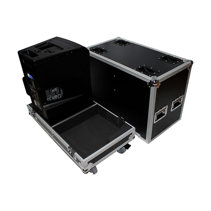 ProX Flight/Road Case with 4 Casters for 2x QSC KLA12 | Reverb
