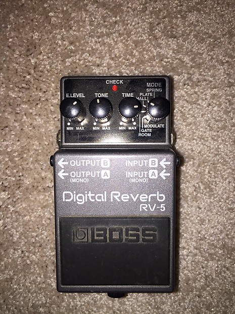 boss RV-5 Reverb 2000 Black & Gray | Reverb