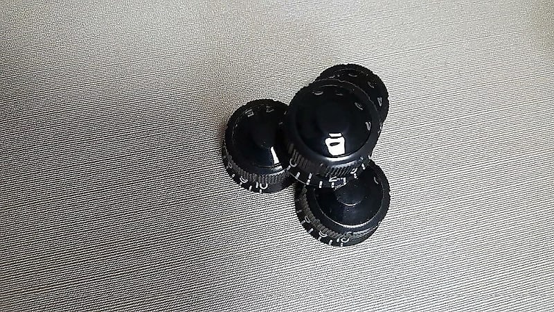 4 Piece Black Ibanez Sure Grip III Guitar Tone and Volume | Reverb