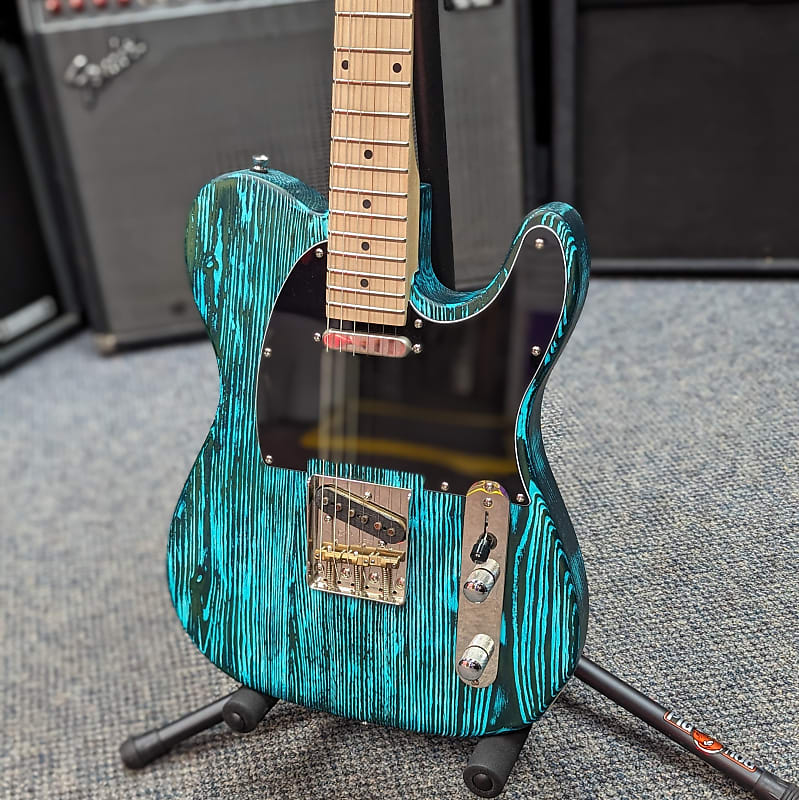 USED Slick SL51 Aged Ocean Turquoise Dual Single-Coil | Reverb