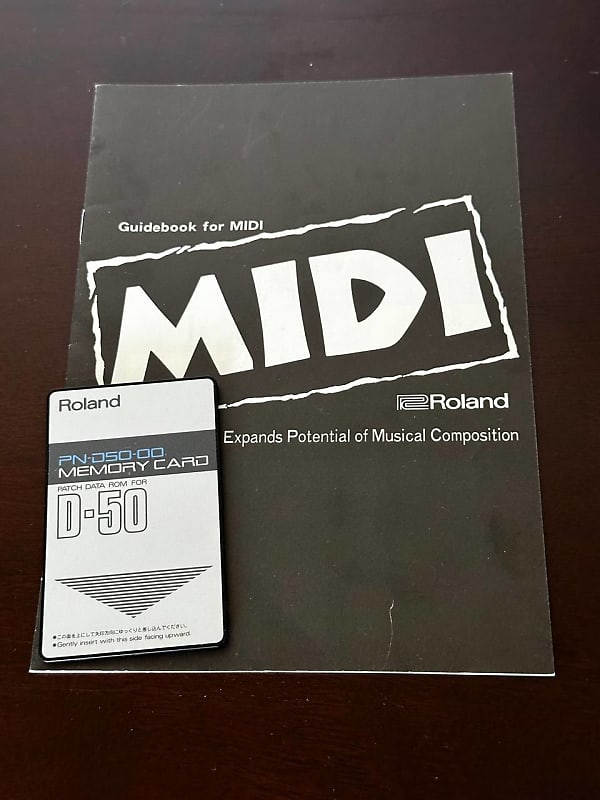 Roland D-50 / D-550 "PN-D50-00" Factory Data Card | Reverb