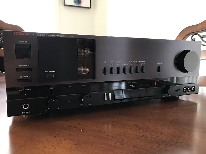Luxman LV-105 Hybrid high end integrated amplifier in mint | Reverb