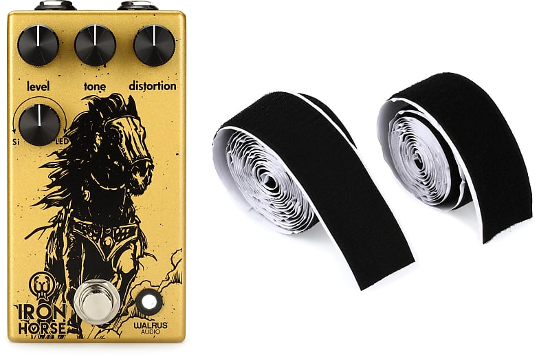 Walrus Audio Iron Horse LM308 V3 Distortion Pedal Bundle with | Reverb