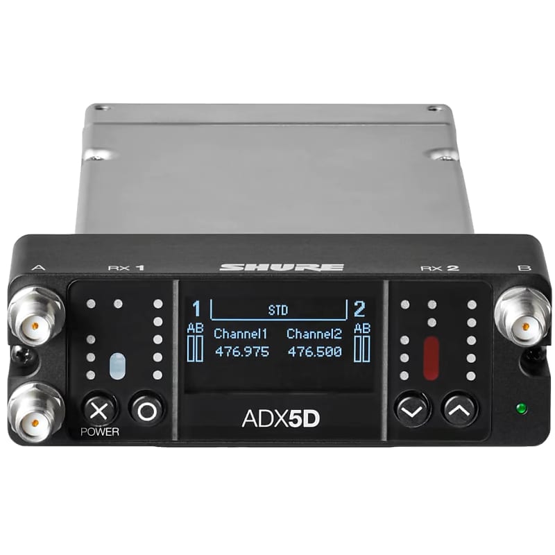 Shure ADX5D=-A Axient 2-Channel Portable Wireless Receiver | Reverb