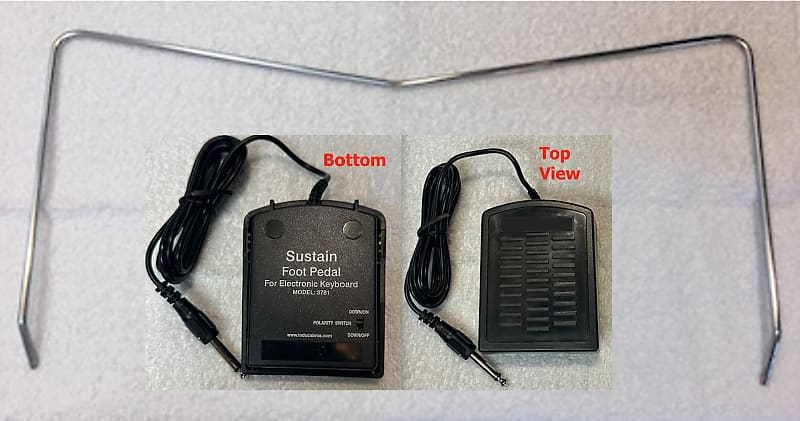 COMBO SAVINGS: 17" Steel Music Rest + Universal Sustain Pedal | Reverb