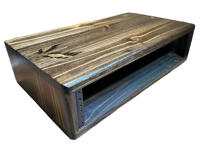 Nice-Racks 2U Rack, 12" D, Dark Walnut stain, Ready To Ship, | Reverb