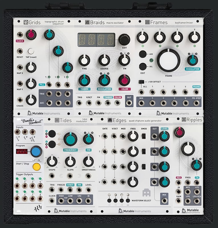 Mutable Instruments Eurorack Bundle (Edges, Tides, Grids, | Reverb