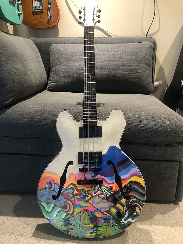 NO NAME ES 335 2021 Natural-custom paint | Reverb