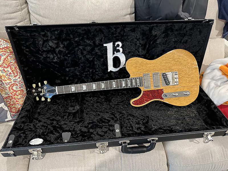 Left handed Gene Baker b3 Phoenix 2022 - Korina Factory Aged | Reverb