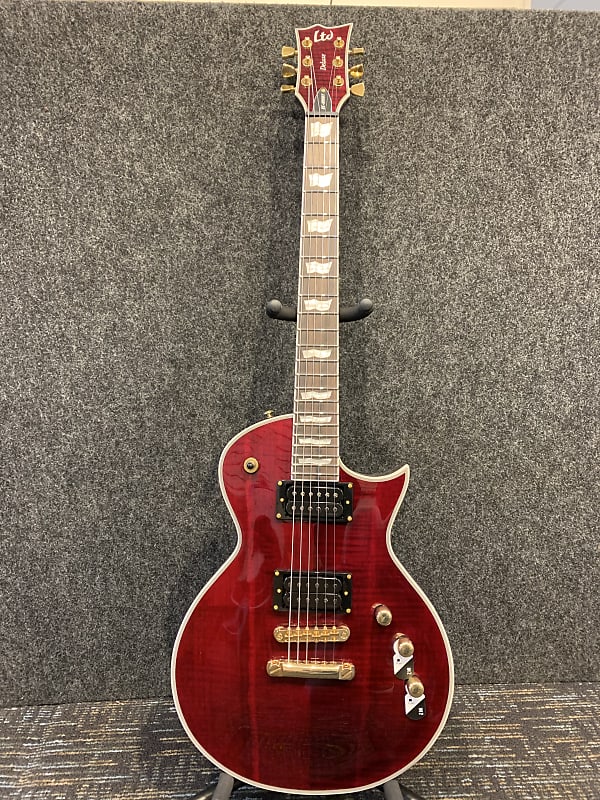 ESP LTD EC1000T Deluxe - Cherry Red | Reverb
