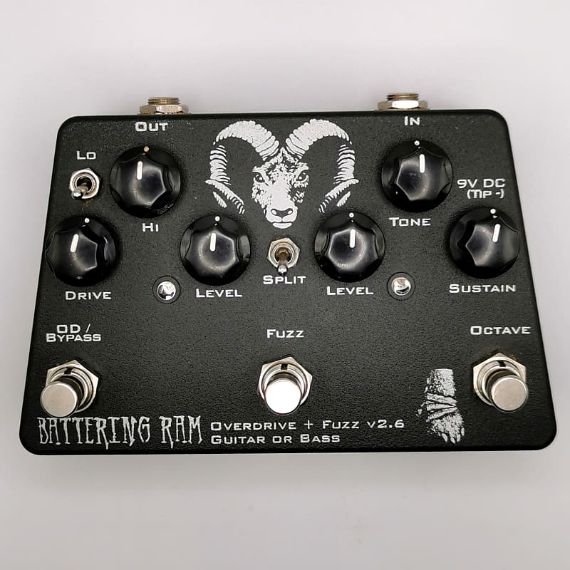 Wounded Paw Battering Ram V2.6 Overdrive/fuzz/octave | Reverb