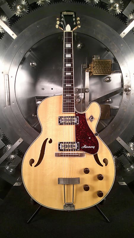 Harmony Meteor H71 Reissue Semi Hollow Electric Guitar | Reverb