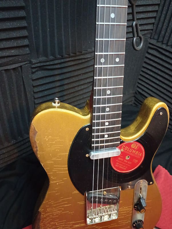 Custom Telecaster Gold Relic | Reverb