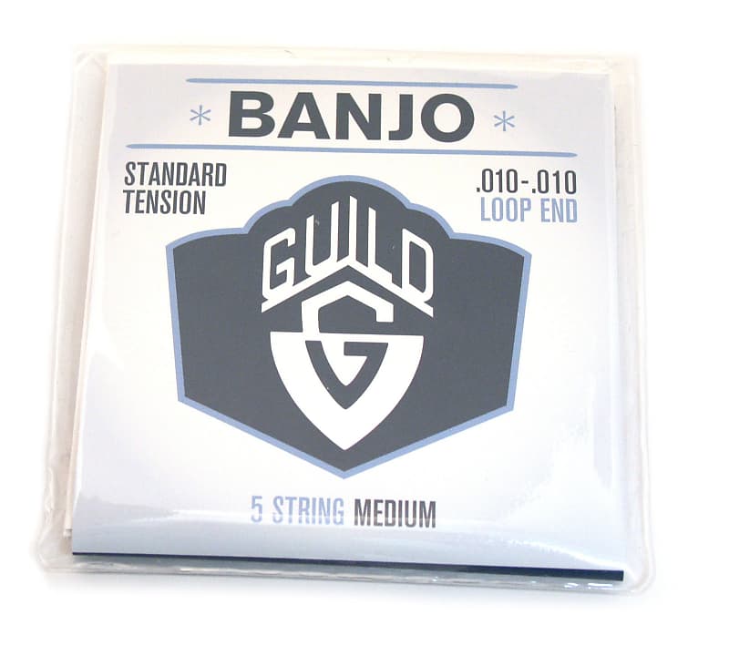 *350-1500-405 Guild Banjo 5 String Medium Set Loop End | Reverb