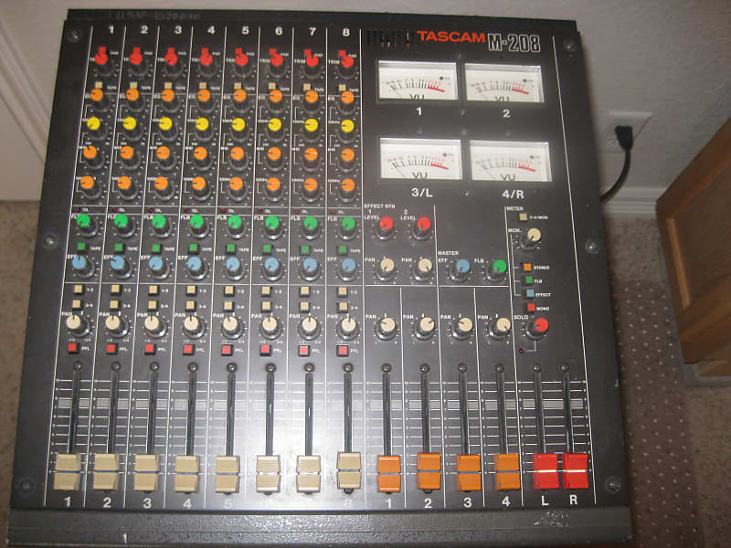 TASCAM M-208 8 Channel Analog Mixer Grey | Reverb