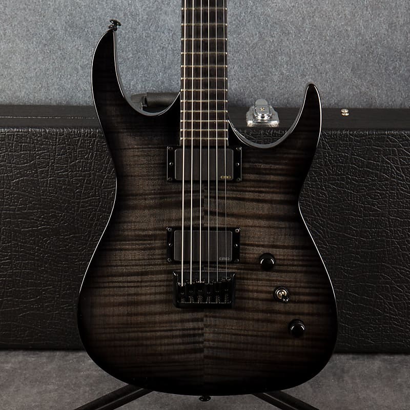 Agile Septor Elite 627 Baritone - Trans Black - Hard Case - | Reverb