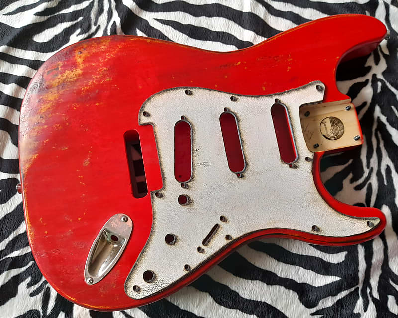 Stratocaster Relic - Red body | Reverb