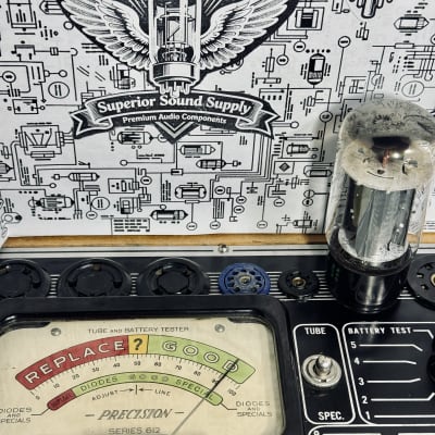 Baldwin 6L6GC (Sylvania) | NOS 1952 | Black Plate | Reverb Australia